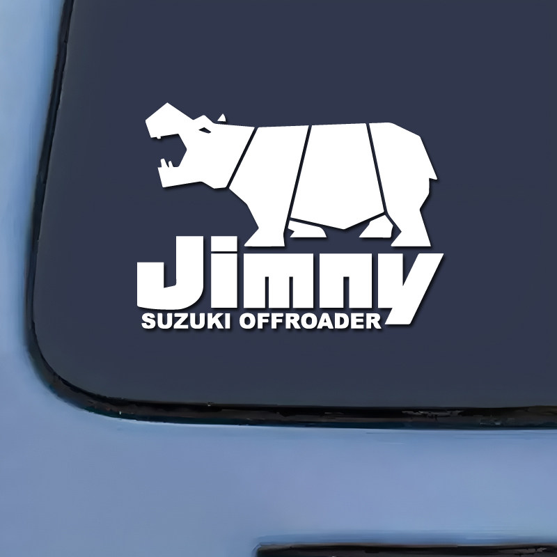 Jimny吉姆尼铃木越野河马户外牧马人坦克300车窗门拉花装饰反光贴