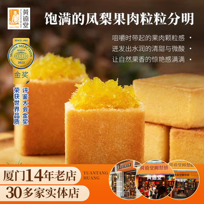 黄远堂简装原味凤梨酥厦门伴手礼