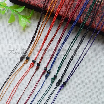 项链绳翡翠黄金挂件吊坠挂绳