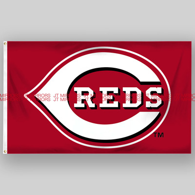 mlb美国辛辛那提红人队棒球旗帜