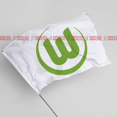 德甲联赛沃尔夫斯堡足球俱乐部球队周边应援队旗VfL Wolfsburg