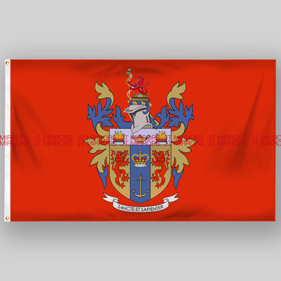 伦敦国王大学学院校旗班旗队旗旗帜King's College London flag