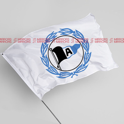 德甲联赛比勒费尔德足球俱乐部周边应援队旗Arminia Bielefeld