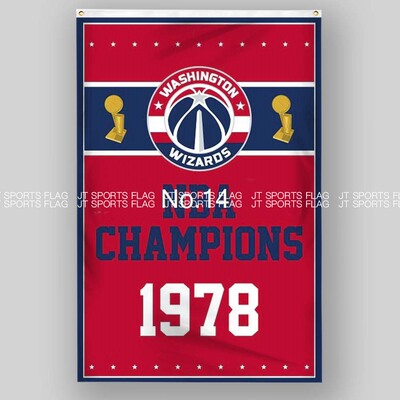 NBA华盛顿奇才篮球俱乐部冠军旗帜队旗Washington Wizards flags
