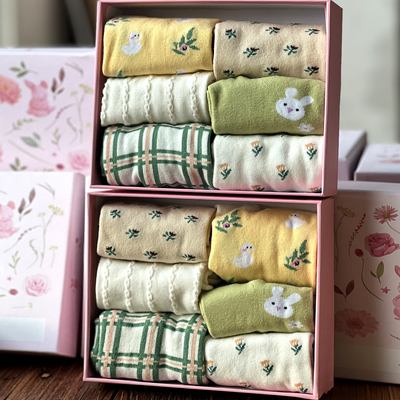 日常刚需春秋季薄款小清新短筒袜