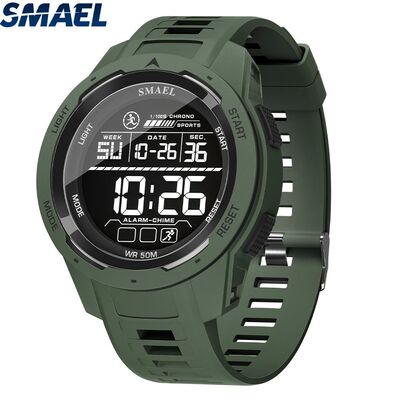 SMAEL 8105 Digital Watches Sports LED Wristwatches Men's 50m