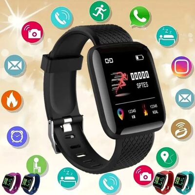 Multifunction Smart Watch For Men Women Kids Message Remind