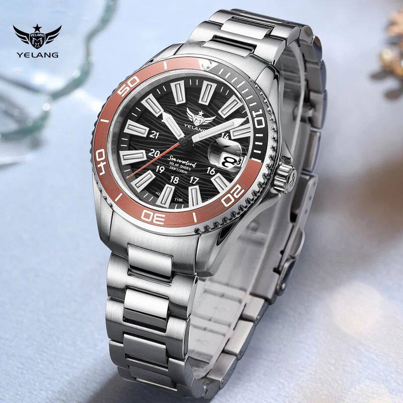 Yelang V1214 woman watch Japan VS43 Eco-Drive Solar watch 36