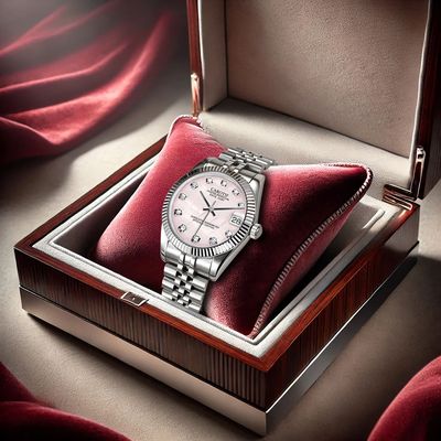 New Women Mechanical Watch Elegant Calendar Exquisite Small