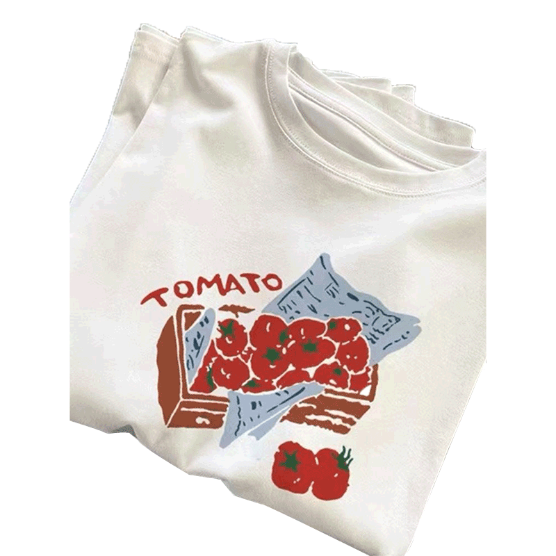 春秋季卡通纯棉百搭德绒打底衫