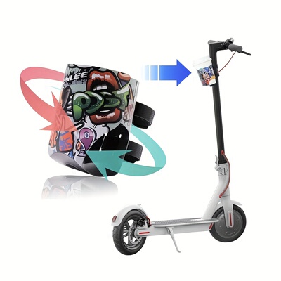 通用于九号小米M365 PRO MAX G30电动滑板车折叠杆涂鸦创意水杯架