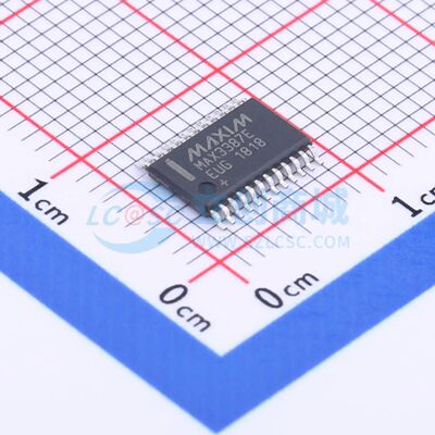 MAX3387EEUG+ TSSOP-24 RS232芯片 全新原装 电子元件配单