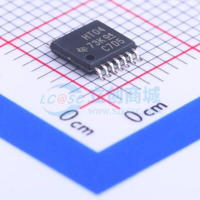 SN74HCT04PW TSSOP-14 反相器 TI全新正品原装 电子元件配单