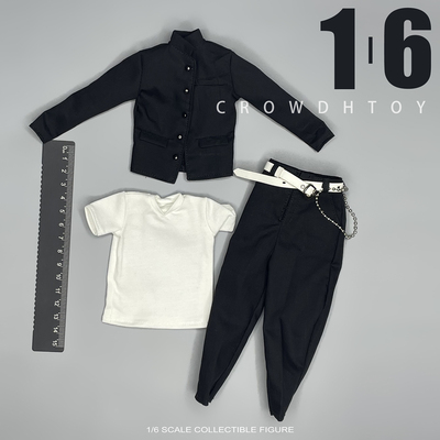 1/6 兵人 CROWDHTOYS 潮流 热血高校 校服 西服套装 学生服 铃兰