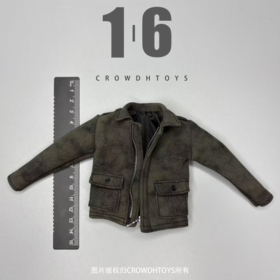 1/6 兵人 CROWDHTOYS 潮流 皮夹克 翻毛皮U