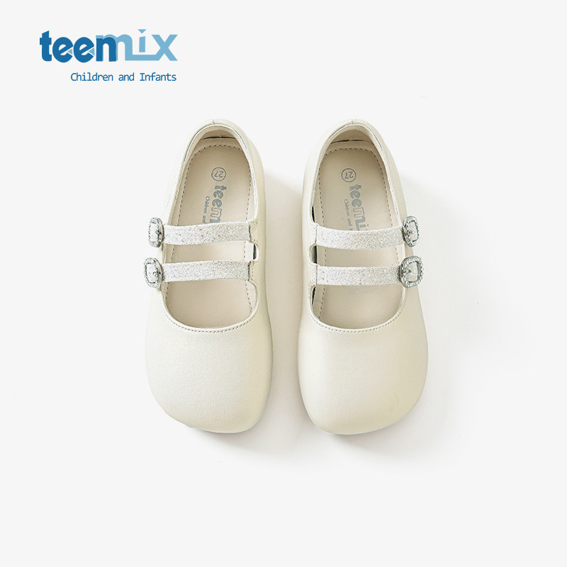 teenmix2026新款春秋女童玛丽珍鞋小黑皮鞋演出儿童英伦风公主鞋
