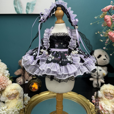 DANI高定手工棉花娃娃衣服公主裙