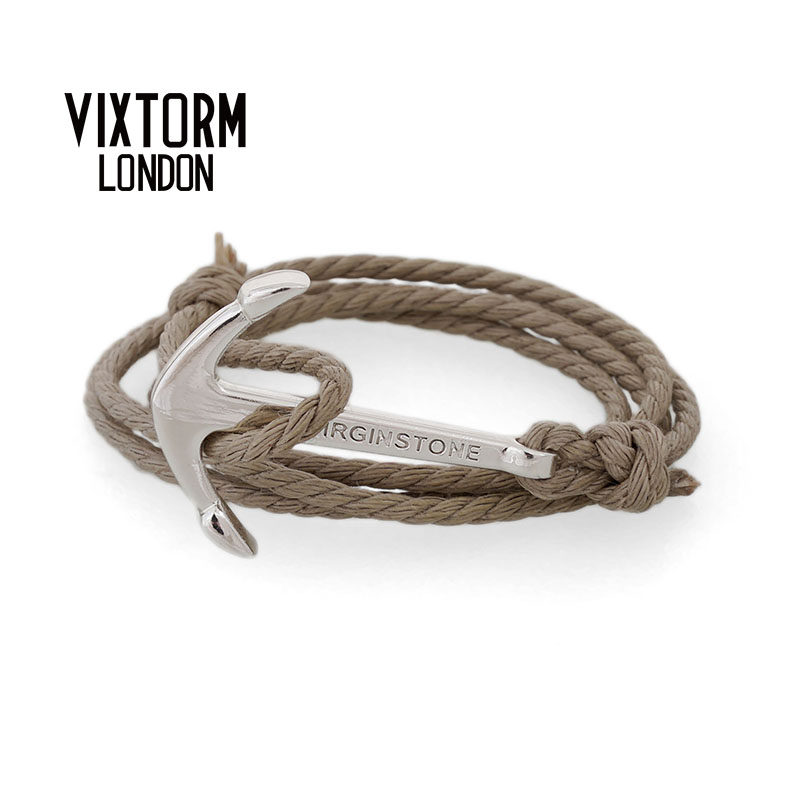 英国VIXTORM棉绳手链尼泊尔WSDO手工编织棉绳经典船锚男女可情侣_虎窝淘