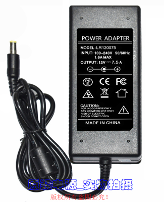 POWER ADAPTER原装12V7.5A电源适配器型号LR120075