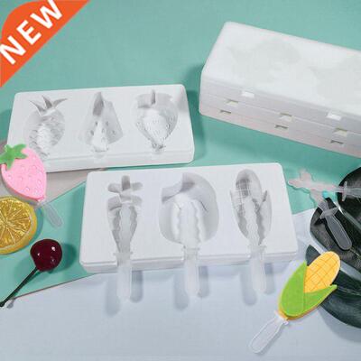 2/3 Cell Silicone Ice Cream Mold Popsicle Molds DIY Dessert