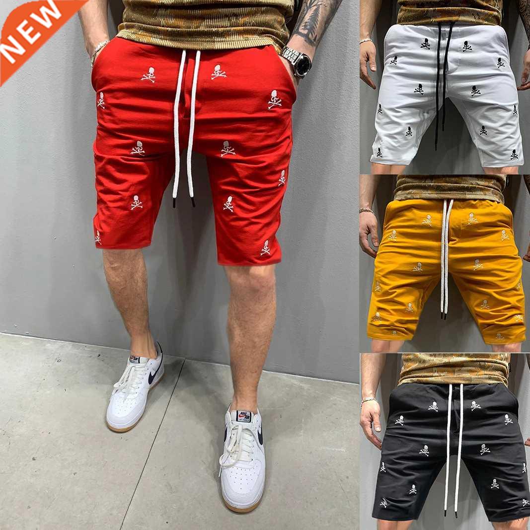 Summer New High Set Fashion Fitness 3D Printed Five-Point Pa
