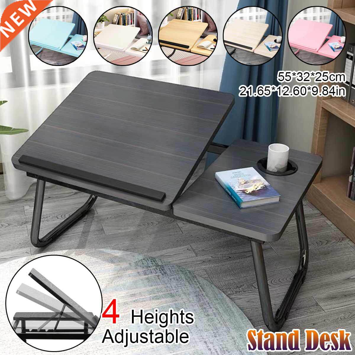 Adjustable Laptop Table for Bed Sofa Portable Notebook Tray