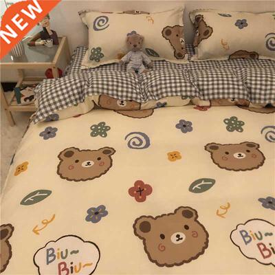 Boys Grls Beddng Set Fashon Flat Sheets Adult Chldren Be