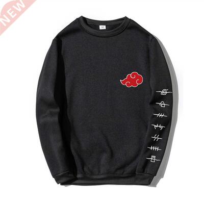 Anime Akatsuki Cloud Symbols Print Men Hoodies Sweatshirt S
