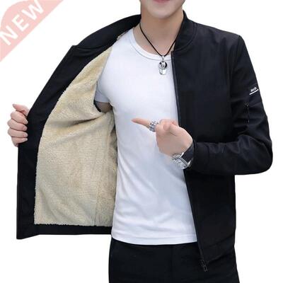 CW Men's omer Zipper Jacket Winter Male Fleece Warm Coats