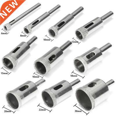 10/15pcs Set Tile drill bit Set Diamond Coated Tile Marble