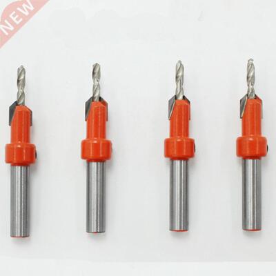 1PCS 8mm Shank HSS Woodworking Countersink Bit Set Screw Ext