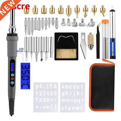 42Pcs Soldering Iron 60W Adjustable Temperature Electric Sol
