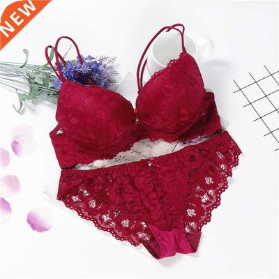 Lingerie Pink Sujetador Transparente Panties And Bra Set Und