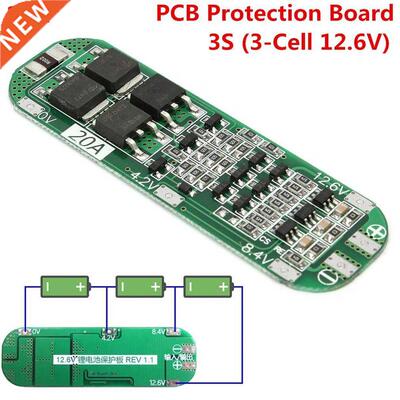 3S 20A Professional Li-ion Lithium Battery 18650 Charger PCB