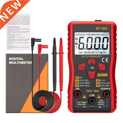 M118A Digital Multimeter 6000 Counts Auto Ranging True RMS T