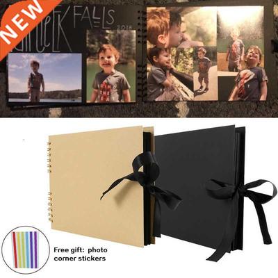 60/80 Pages Photo Albums Scrapbook Paper DIY Craft Album Scr