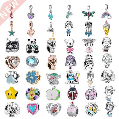 Summer new style Pandora braided rope bracelet colorful bead