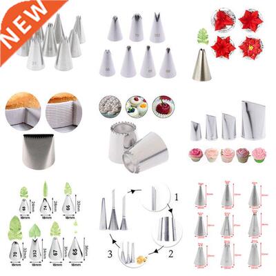 Leaves/Eclairs Puff Nozzles Stainless Steel Icing Piping Noz
