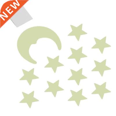 Luminous Fluorescent Decal Wall Stickers Stars Moon