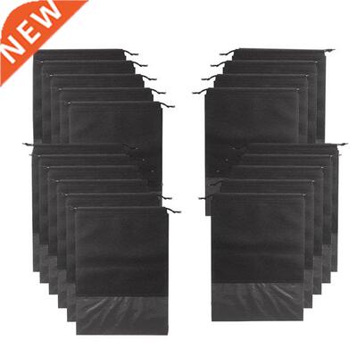 20PCS Travel Shoe Bags Non-Woven Storage with Rope for Men a