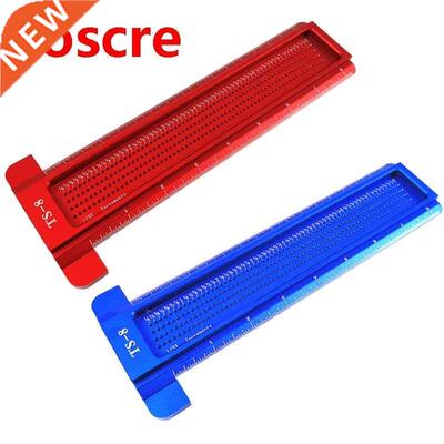 8inch Precision Aluminum T-type Square Hole Ruler Scriber Li