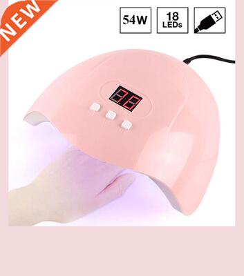 54W LED UV Light Lamp Nail Dryer Curing Gel Nail Polish Prof