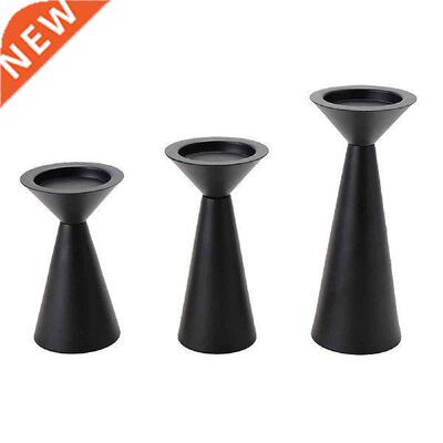 3pcs Dining Table Candle Holder Set Candlestick Restaurant
