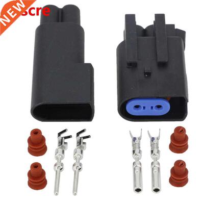 2 Pin Automobile Motor Car Engine Lamp Socket Plug Wire Harn