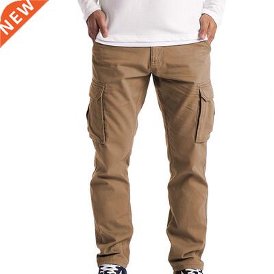 Cargo Pants Sweatpants Fitness Training Pants Mens Multi Poc