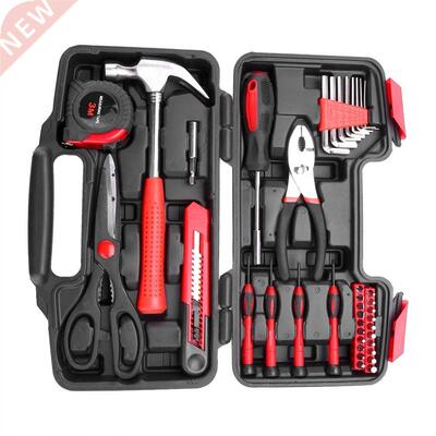 38 Piece DIY Household Home Hand Tool Set Kit ox Hmer Pli