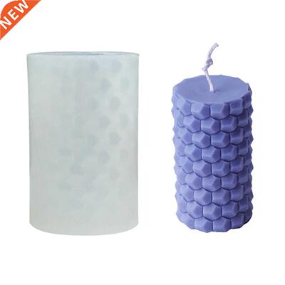 Creative DIY Handmade Cylindrical Honeycomb Shape Scented
