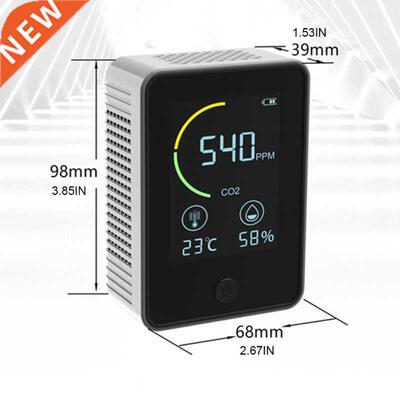 5ED Air Quality Monitor Lcd Digital CO2 Air Quality Meters