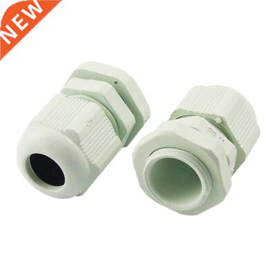 PG11 white cable feed connector connector 2pcs