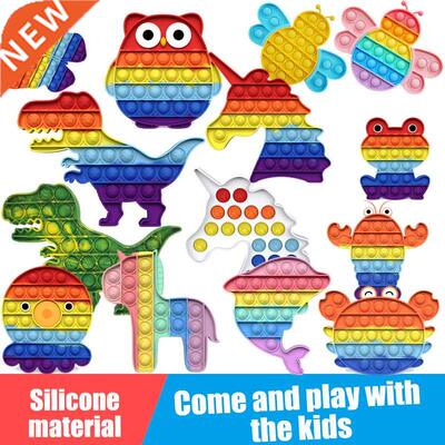 Push Bubble Squeeze Dimple Fidget Sensory Toy For Antisss Ss